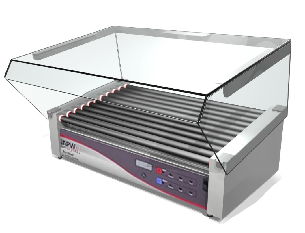 Roller Grill Sneeze Guards & Food Shields | FoodSignPros