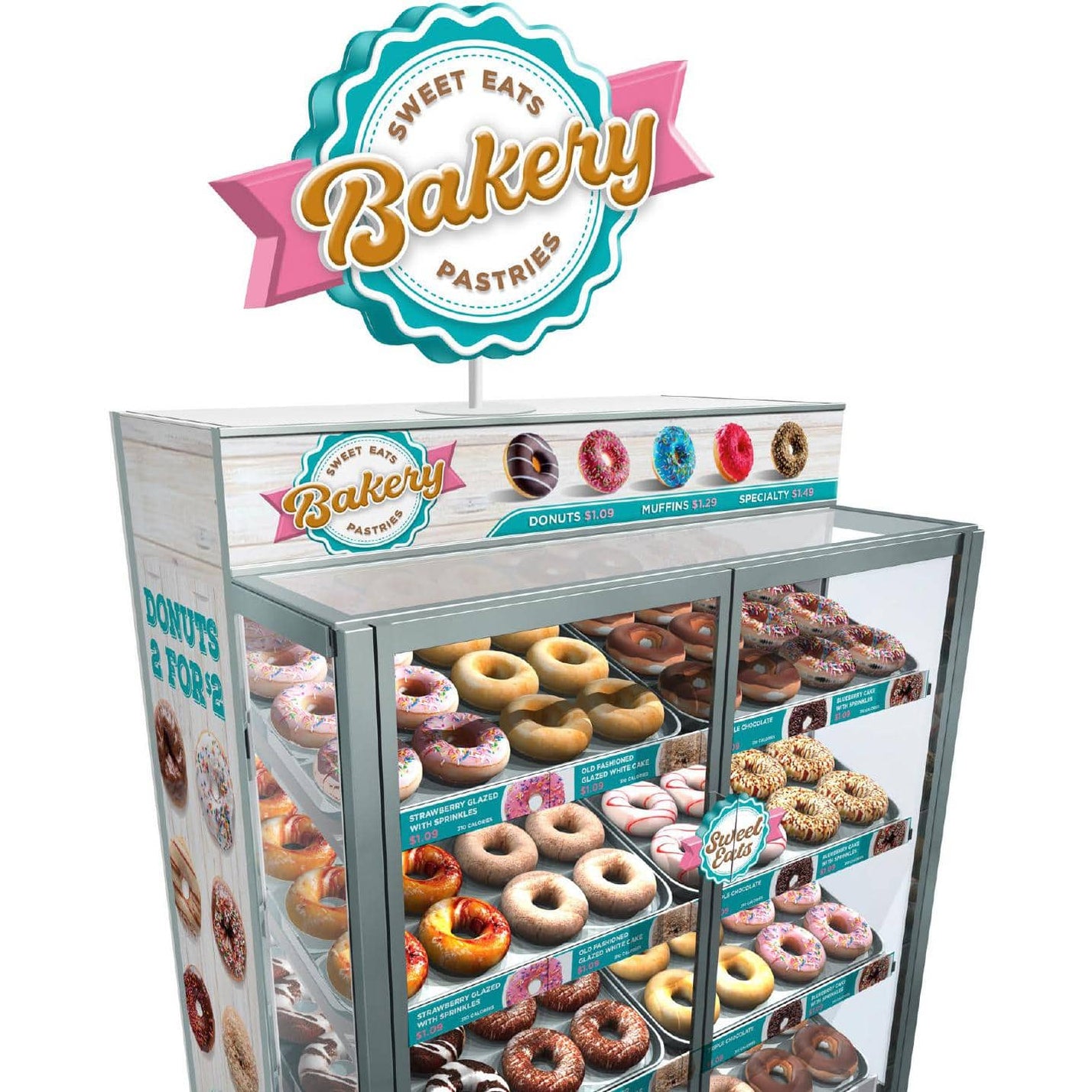 Custom Bakery Case Signs and Labels | FoodSignPros