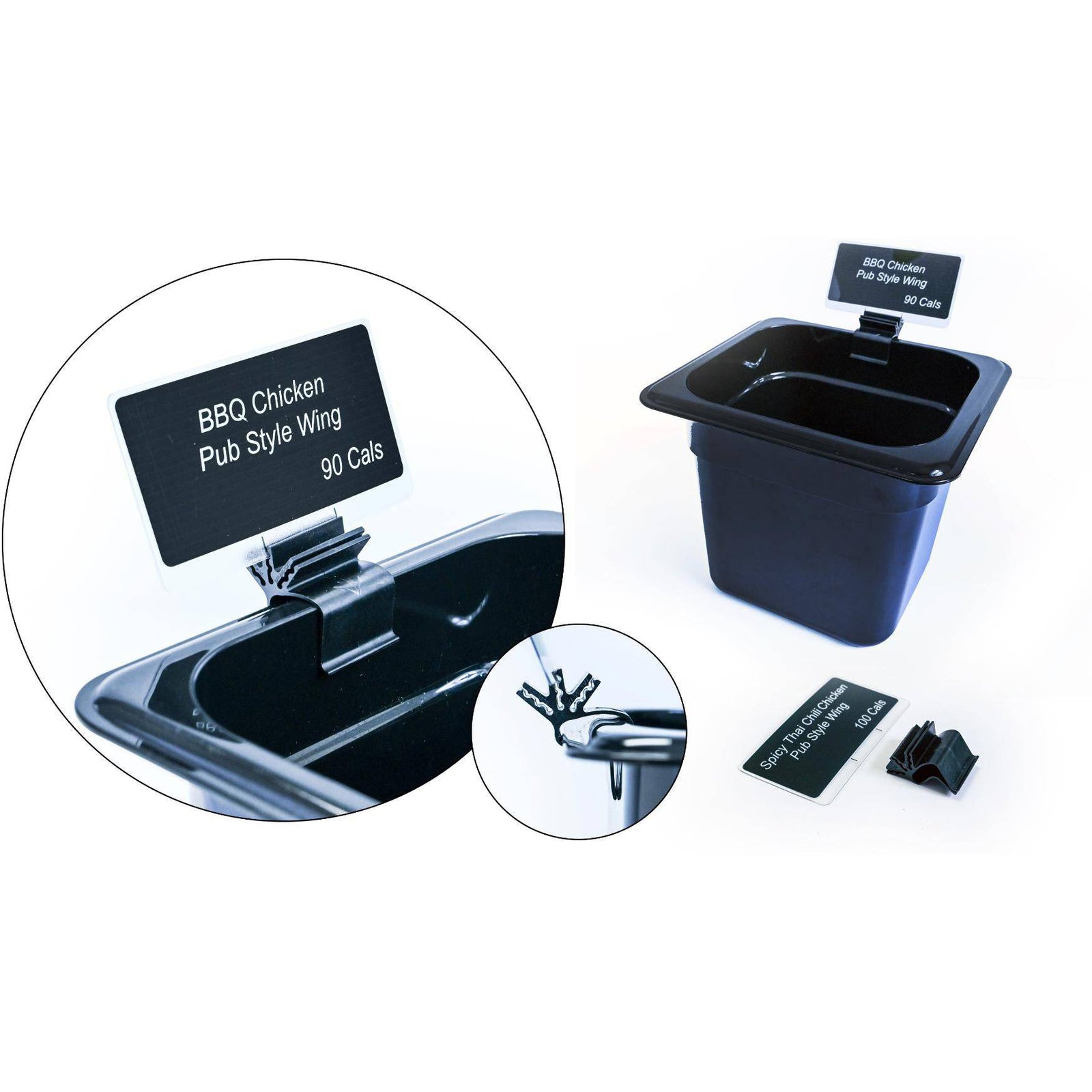 Pan Signage & Clips | FoodSignPros