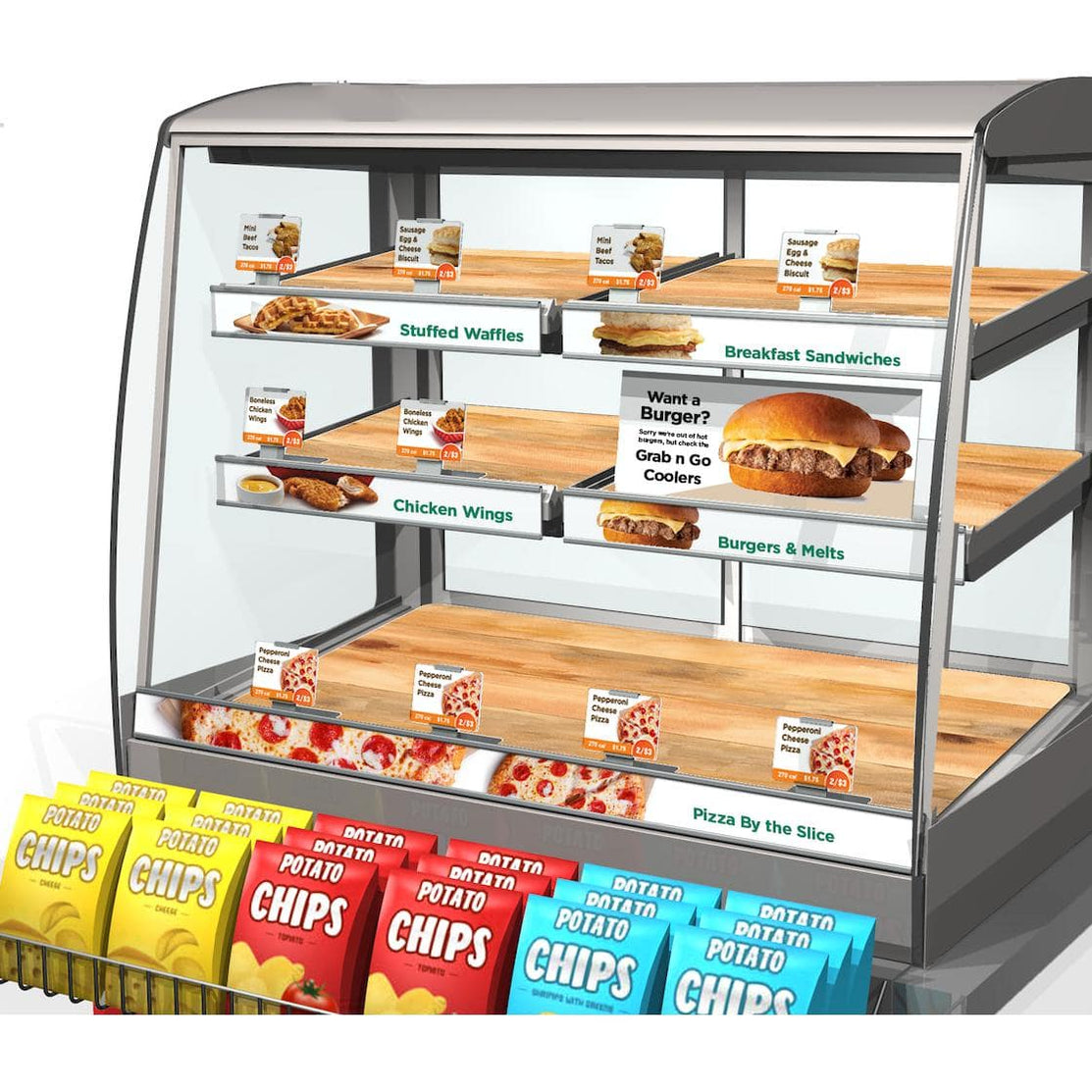 Custom Shelf Strips | FoodSignPros