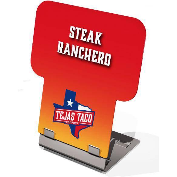 Tabletop Sign Holder - Stainless Steel– FoodSignPros